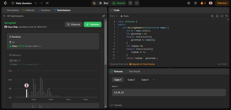 Utsav Maji on LinkedIn: #leetcode #codingjourney #dailycoding #dsa #cpp ... Utsav Maji on LinkedIn: #leetcode #codingjourney #dailycoding #dsa #cpp ...