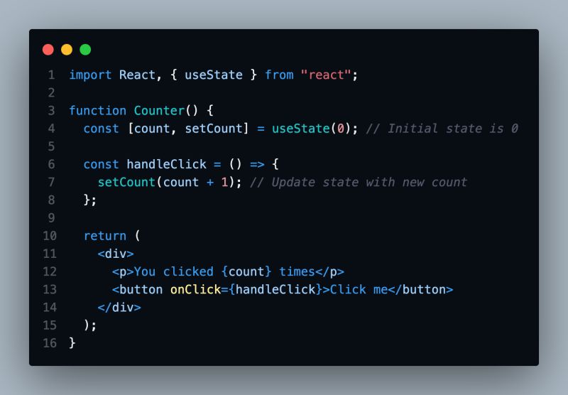 Aaqib Javaid on LinkedIn: The React state setter function, like magic ... Aaqib Javaid on LinkedIn: The React state setter function, like magic ...
