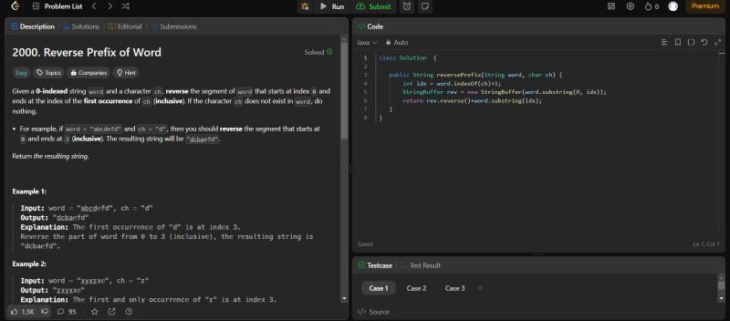 Palak Katara on LinkedIn: DAY 22/75 : LEETCODE Today question solved ... Palak Katara on LinkedIn: DAY 22/75 : LEETCODE Today question solved ...