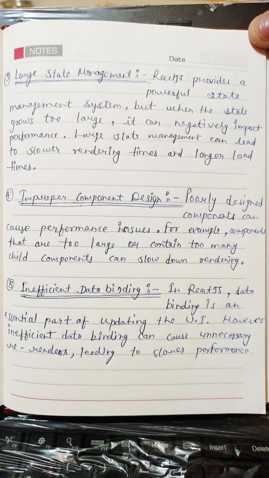 Manish Bhatt on LinkedIn: REACT NOTES:- React limitation Manish Bhatt on LinkedIn: REACT NOTES:- React limitation