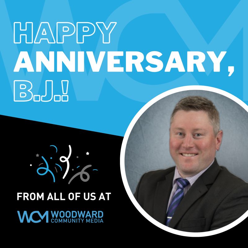Woodward Community Media on LinkedIn: Congratulations to B.J. DeGroot ... Woodward Community Media on LinkedIn: Congratulations to B.J. DeGroot ...