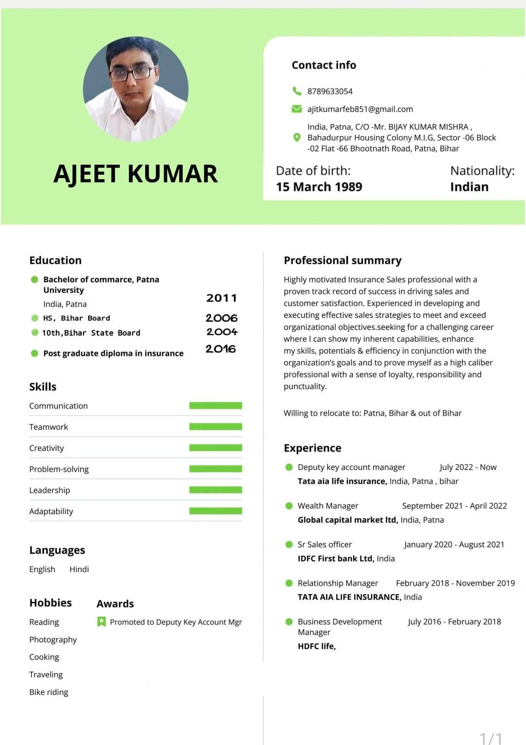 Ajeet Kumar on LinkedIn: Looking For Better Opportunity Ajeet Kumar on LinkedIn: Looking For Better Opportunity