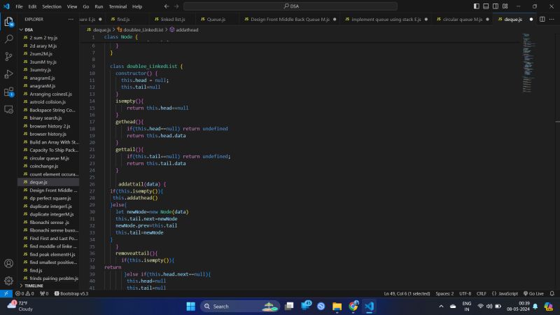 Sairam Patra on LinkedIn: #javascript #datastructures #codingjourney ... Sairam Patra on LinkedIn: #javascript #datastructures #codingjourney ...