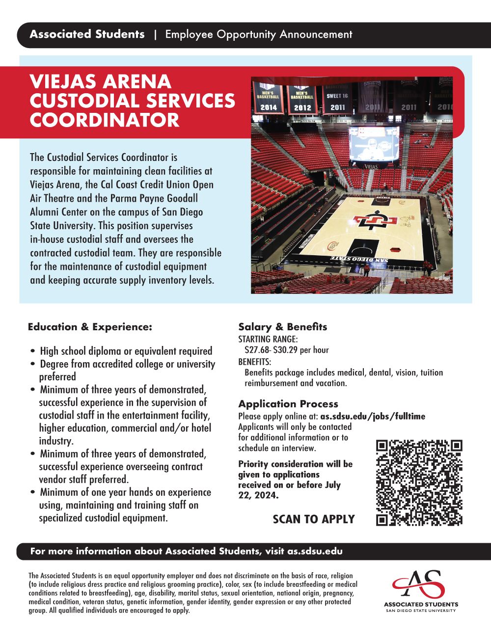Associated Students, San Diego State University on LinkedIn: #hiring Associated Students, San Diego State University on LinkedIn: #hiring