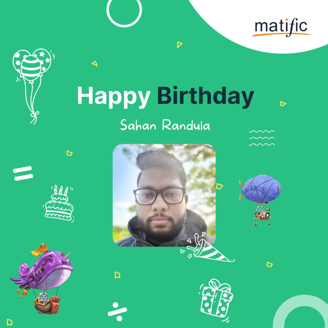 Matific - Sri Lanka on LinkedIn: A very happy birthday to Sahan Randula ... Matific - Sri Lanka on LinkedIn: A very happy birthday to Sahan Randula ...