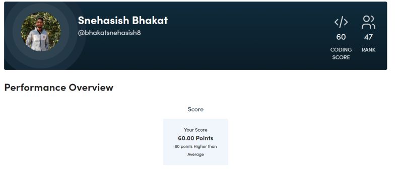 snehasish bhakat on LinkedIn: #geeksforgeeks #problemsolving # ... snehasish bhakat on LinkedIn: #geeksforgeeks #problemsolving # ...