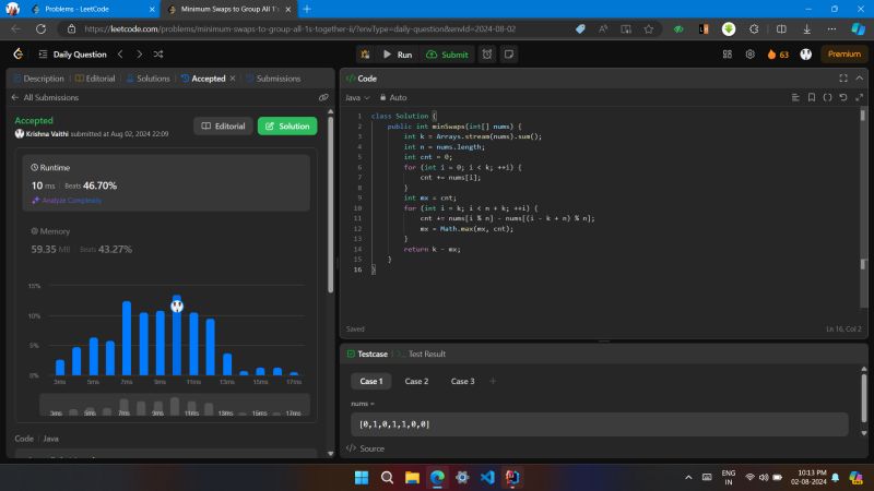 Krishna Vaithi on LinkedIn: #100daysofcode #coding #leetcode # ... Krishna Vaithi on LinkedIn: #100daysofcode #coding #leetcode # ...