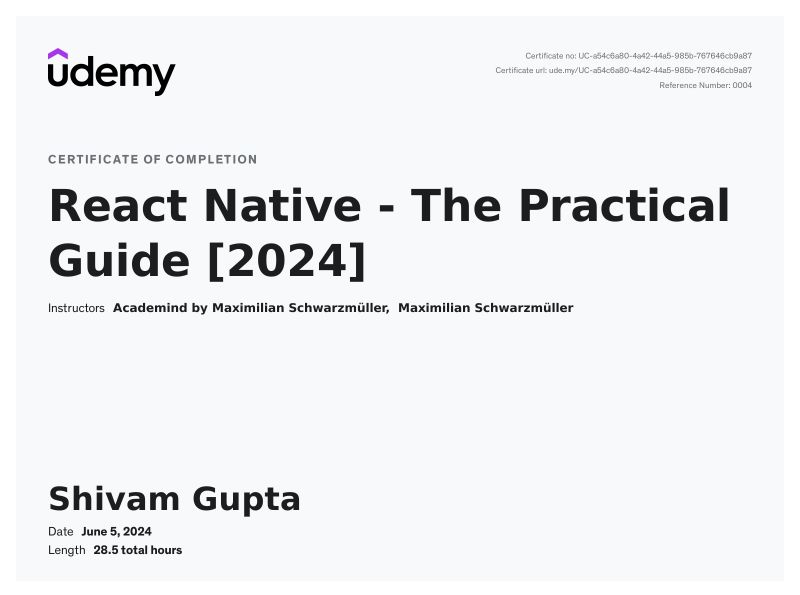 Shivam Gupta on LinkedIn: #reactnative #react #reactjs #javascript # ... Shivam Gupta on LinkedIn: #reactnative #react #reactjs #javascript # ...