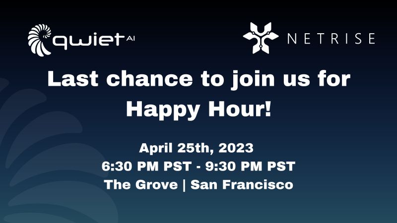 Qwiet AI on LinkedIn: 4/25 - Happy Hour with Qwiet AI and NetRise Qwiet AI on LinkedIn: 4/25 - Happy Hour with Qwiet AI and NetRise