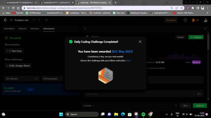 Vivek Rathore on LinkedIn: #leetcode #leetcode2023 #leetcodestreak # ... Vivek Rathore on LinkedIn: #leetcode #leetcode2023 #leetcodestreak # ...