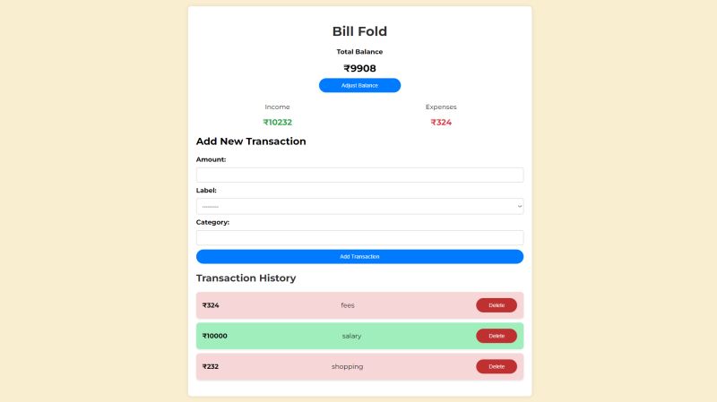 How I created BillFold app with Django | Aditya Madwal posted on the ... How I created BillFold app with Django | Aditya Madwal posted on the ...