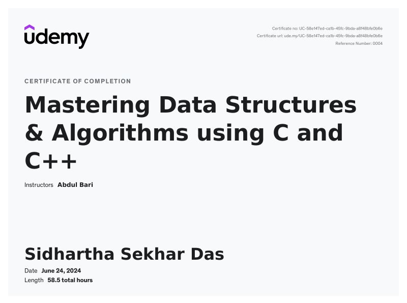 Sidhartha Sekhar Das on LinkedIn: #datastructures #algorithms #cpp # ... Sidhartha Sekhar Das on LinkedIn: #datastructures #algorithms #cpp # ...
