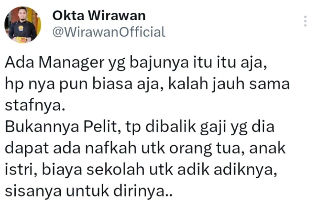 Okta Wirawan on LinkedIn: Setuju ya?? | 560 comments Okta Wirawan on LinkedIn: Setuju ya?? | 560 comments
