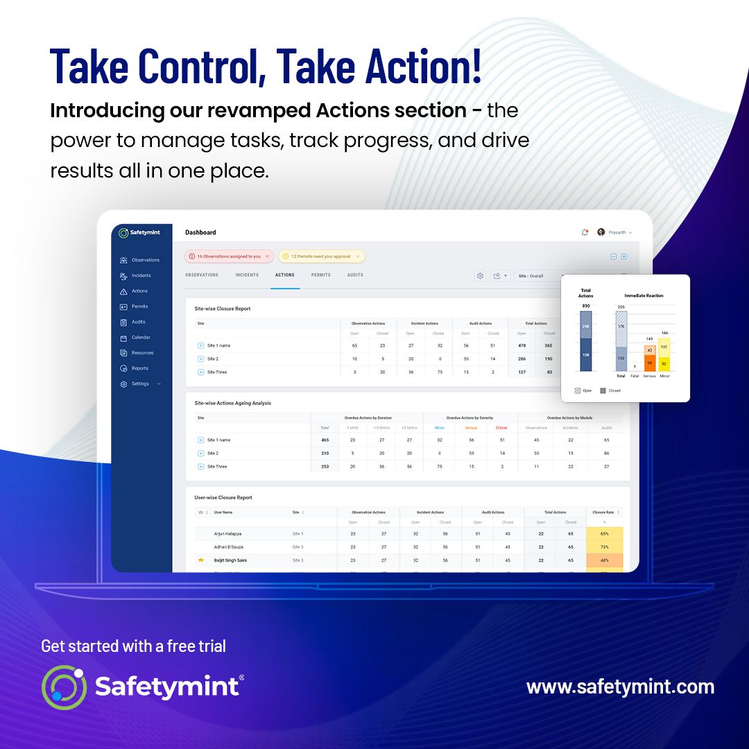 Safetymint on LinkedIn: Say goodbye to scattered tasks and hello to ... Safetymint on LinkedIn: Say goodbye to scattered tasks and hello to ...