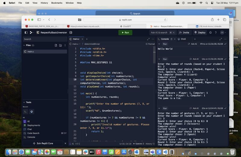 Ansh Arora on LinkedIn: #cprogramming #projectshowcase #gamedev # ... Ansh Arora on LinkedIn: #cprogramming #projectshowcase #gamedev # ...