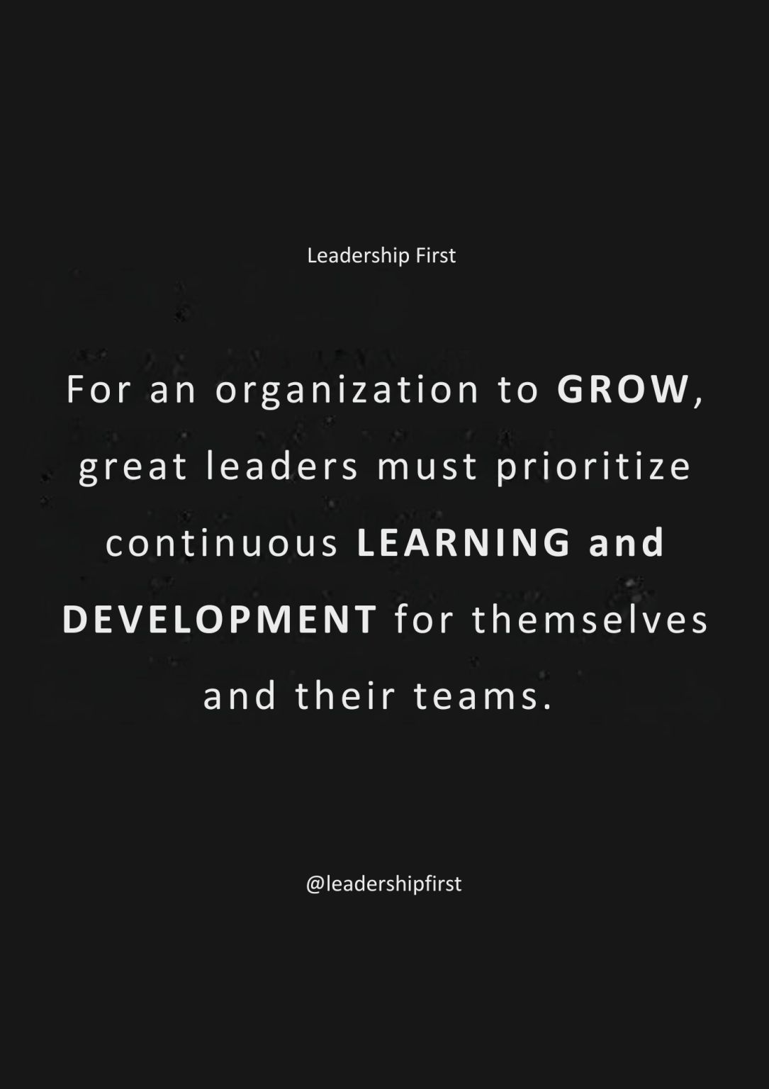 Leadership First on LinkedIn: #leadership #management #leadershipfirst ... Leadership First on LinkedIn: #leadership #management #leadershipfirst ...
