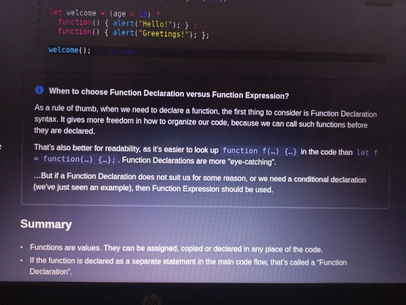 Prakash man on LinkedIn: when to choose function declaration vs ... Prakash man on LinkedIn: when to choose function declaration vs ...