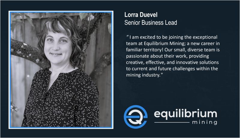 Equilibrium Mining on LinkedIn: So excited to welcome Lorra Duevel to ... Equilibrium Mining on LinkedIn: So excited to welcome Lorra Duevel to ...