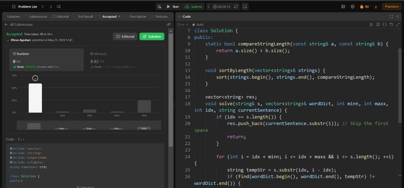 Dhruv Agrahari on LinkedIn: Just solved today's LC DPP - 140. Word ... Dhruv Agrahari on LinkedIn: Just solved today's LC DPP - 140. Word ...