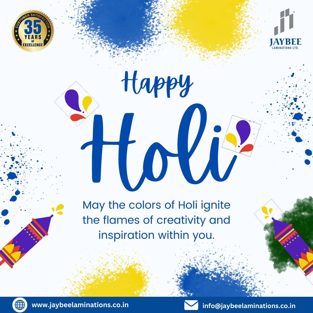 JAYBEE LAMINATIONS LTD on LinkedIn: #jaybee #happyholi #holi #holi2024 ... JAYBEE LAMINATIONS LTD on LinkedIn: #jaybee #happyholi #holi #holi2024 ...