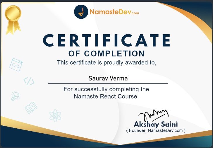 Saurav Verma on LinkedIn: #namastereact #reactdeveloper # ... Saurav Verma on LinkedIn: #namastereact #reactdeveloper # ...