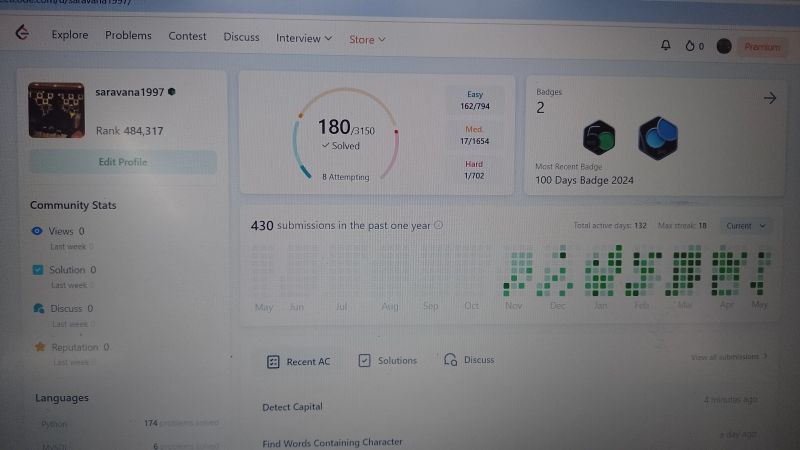 SARAVANA KUMAR R on LinkedIn: Today I received 100 days Badge from ... SARAVANA KUMAR R on LinkedIn: Today I received 100 days Badge from ...