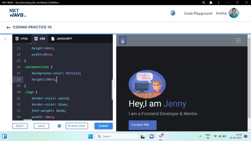 Anitha Chodisetti on LinkedIn: #30daysofcodechallenge #nxtwaveteam # ... Anitha Chodisetti on LinkedIn: #30daysofcodechallenge #nxtwaveteam # ...