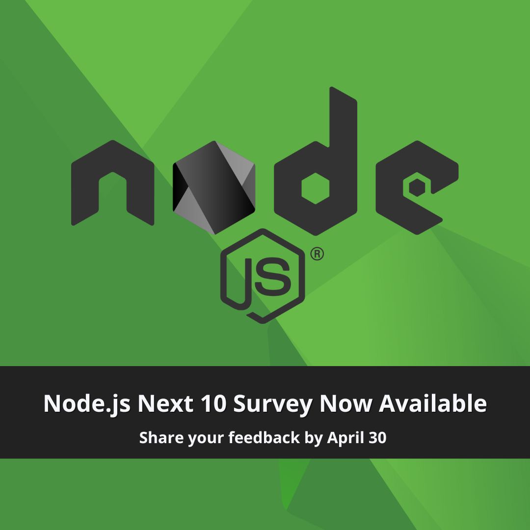 OpenJS Foundation on LinkedIn: Help impact the future of Node.js! The ... OpenJS Foundation on LinkedIn: Help impact the future of Node.js! The ...