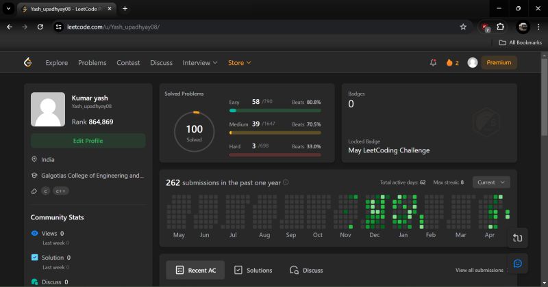 Kumar Yash on LinkedIn: #leetcode #codingjourney #problemsolving # ... Kumar Yash on LinkedIn: #leetcode #codingjourney #problemsolving # ...