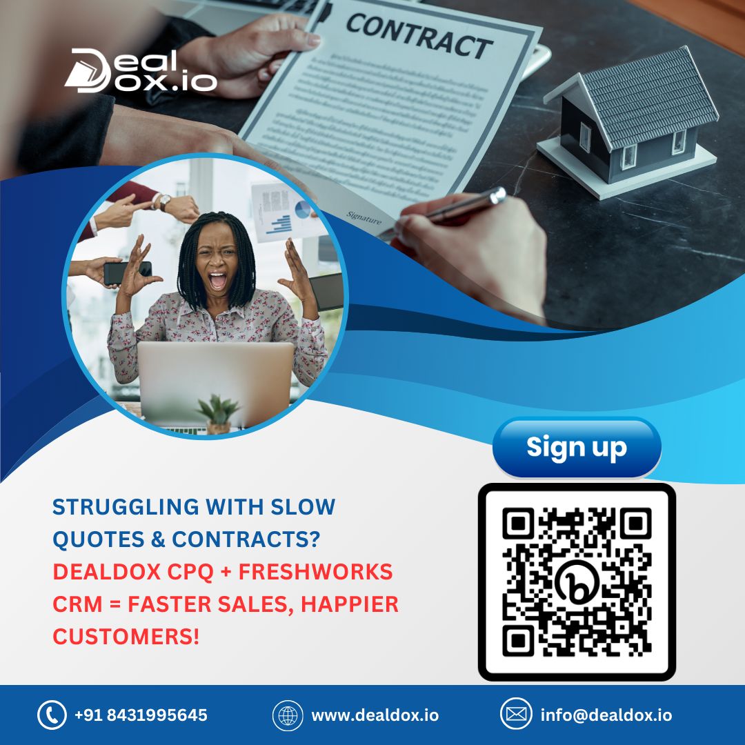 DealDox.io on LinkedIn: #freshworks #dealdox #cpq #crm #salesautomation ... DealDox.io on LinkedIn: #freshworks #dealdox #cpq #crm #salesautomation ...
