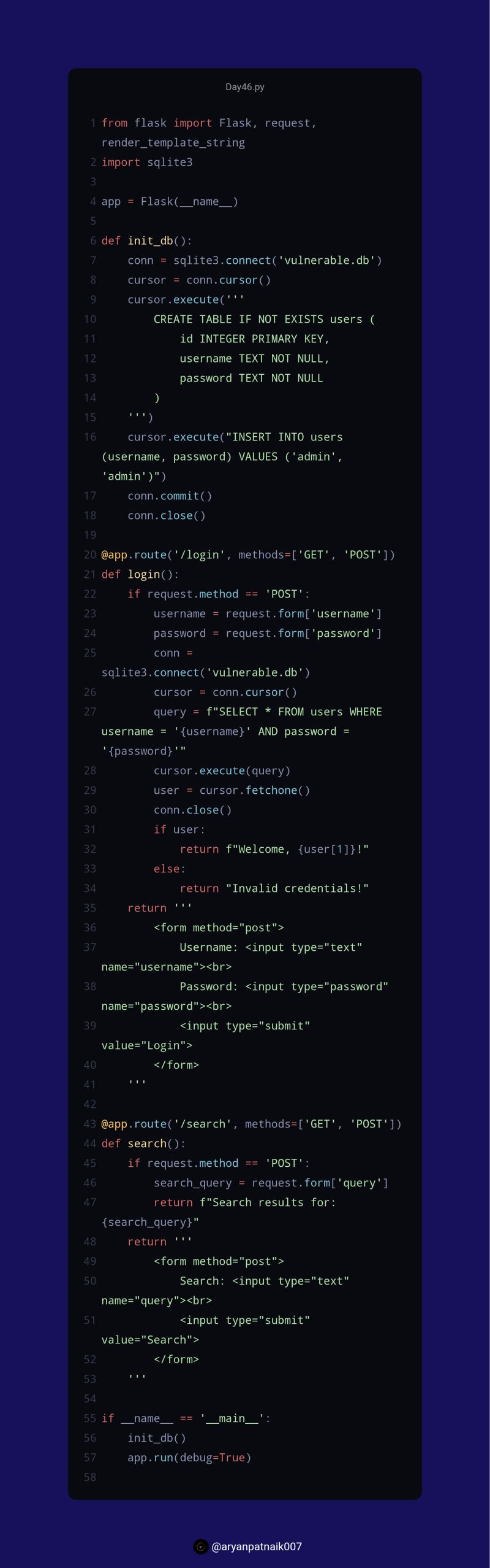 Aryan Patnaik on LinkedIn: #100days100codes #cybersecurity #python # ... Aryan Patnaik on LinkedIn: #100days100codes #cybersecurity #python # ...