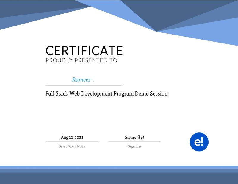 Rameez .R on LinkedIn: #edureka #fullstackwebdevelopment #html #css # ... Rameez .R on LinkedIn: #edureka #fullstackwebdevelopment #html #css # ...