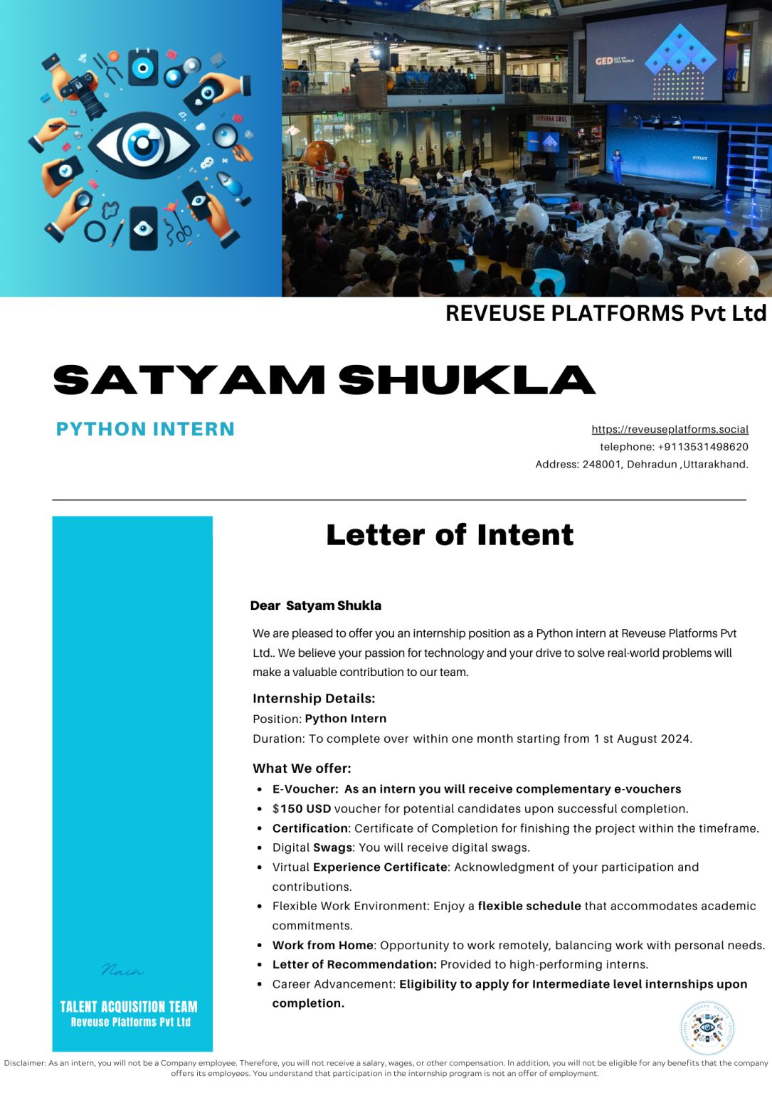 Satyam Shukla on LinkedIn: #pythonintern #intern #python # ... Satyam Shukla on LinkedIn: #pythonintern #intern #python # ...