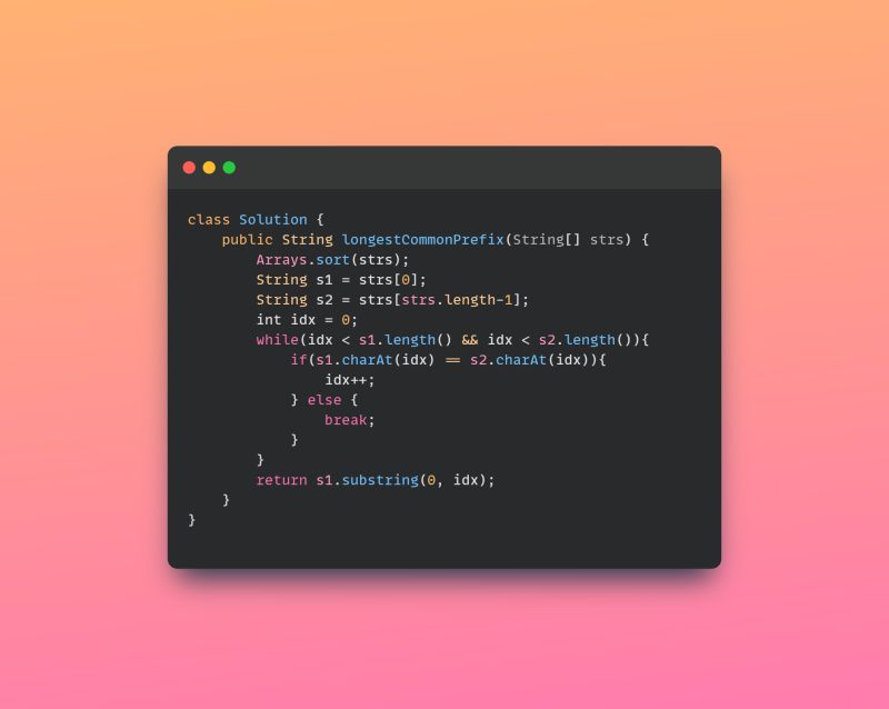 Kartik Labhshetwar on LinkedIn: LeetCode Problem: 14. Longest Common ... Kartik Labhshetwar on LinkedIn: LeetCode Problem: 14. Longest Common ...