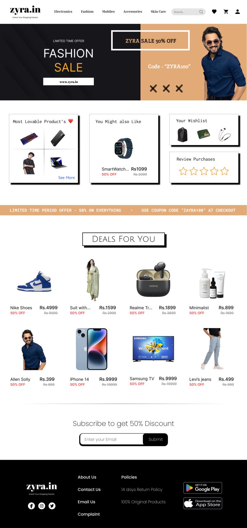 Rohit Konga on LinkedIn: Task-2 (E-Commerce Website) CodSoft Rohit Konga on LinkedIn: Task-2 (E-Commerce Website) CodSoft