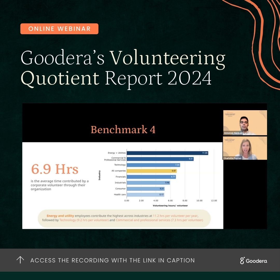 Goodera on LinkedIn: #webinar #report #volunteering #benchmark #study Goodera on LinkedIn: #webinar #report #volunteering #benchmark #study