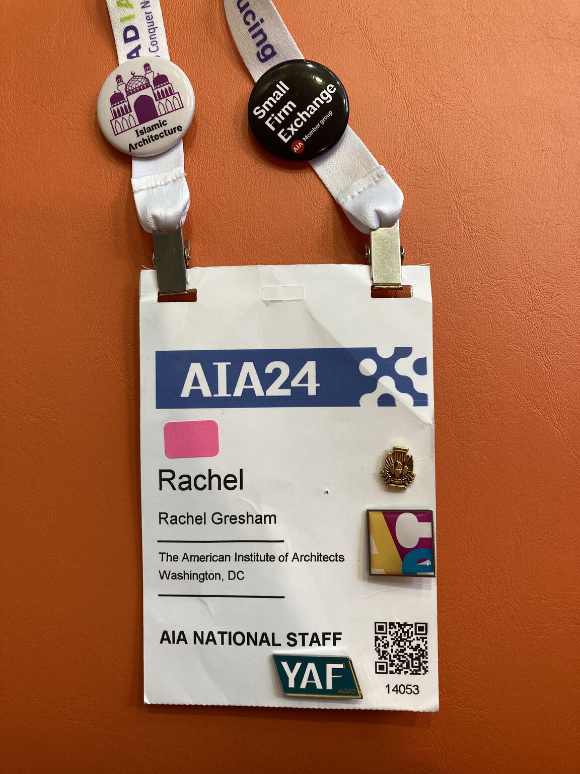 Rachel R Gresham, AIA, MBA, WELL AP, CDT on LinkedIn: #aia24 Rachel R Gresham, AIA, MBA, WELL AP, CDT on LinkedIn: #aia24