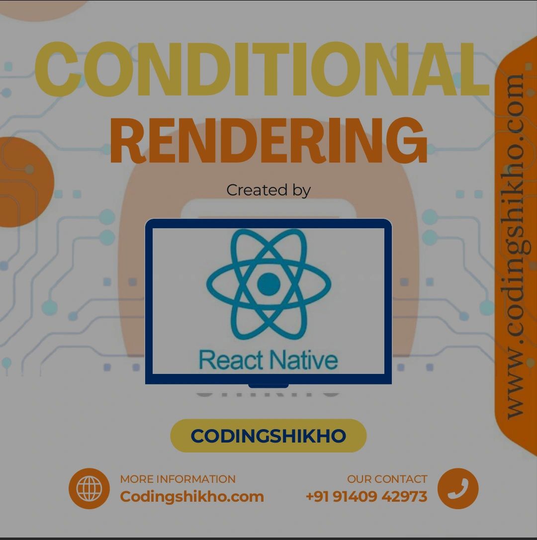 Coding Shikho on LinkedIn: #reactnative #conditionalrendering # ... Coding Shikho on LinkedIn: #reactnative #conditionalrendering # ...