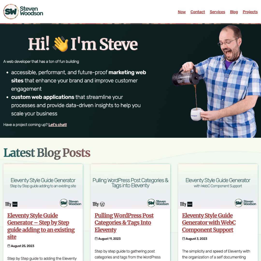 Steven W. on LinkedIn: #designsystems #11ty #css #html #javascript # ... Steven W. on LinkedIn: #designsystems #11ty #css #html #javascript # ...