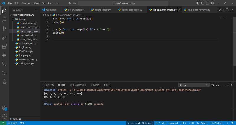 Sandhya S. on LinkedIn: #python #list #pythonlife #pythondeveloper # ... Sandhya S. on LinkedIn: #python #list #pythonlife #pythondeveloper # ...