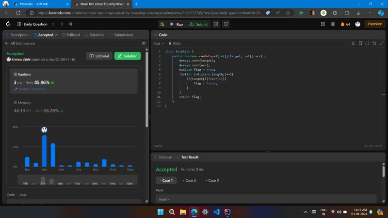 Krishna Vaithi on LinkedIn: #100daysofcode #coding #leetcode # ... Krishna Vaithi on LinkedIn: #100daysofcode #coding #leetcode # ...
