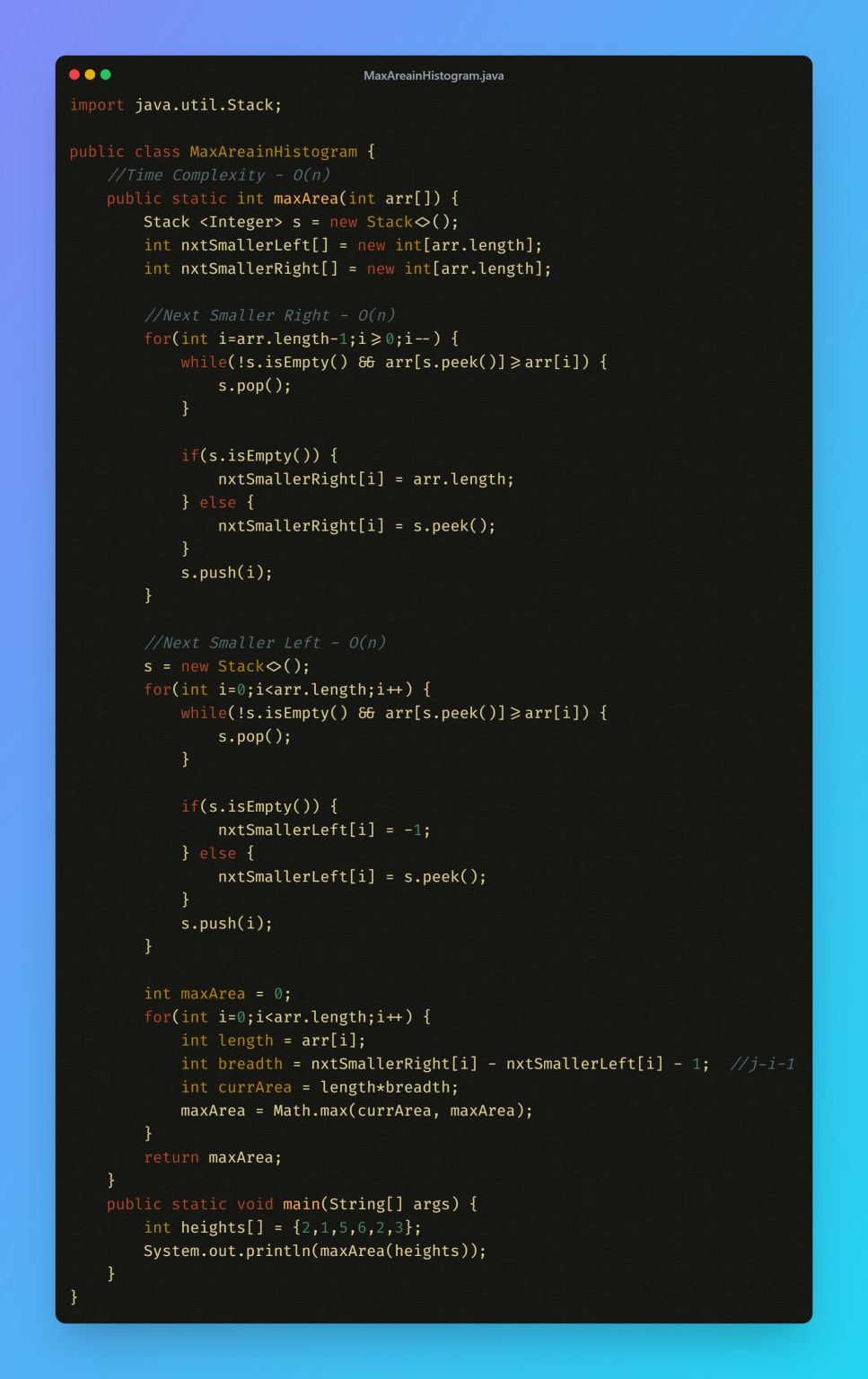 Shekhar Singh on LinkedIn: #dsa #programming #java #maxareainhistogram ... Shekhar Singh on LinkedIn: #dsa #programming #java #maxareainhistogram ...