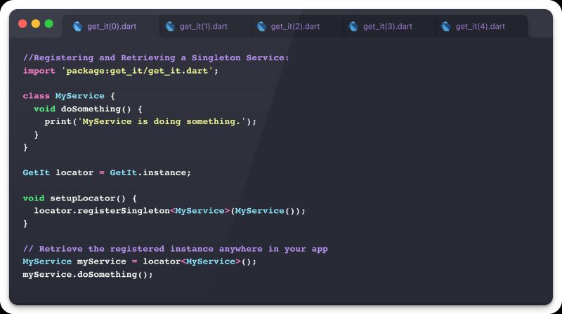 Rishad N on LinkedIn: #flutter #dependencyinjection #getit # ... Rishad N on LinkedIn: #flutter #dependencyinjection #getit # ...