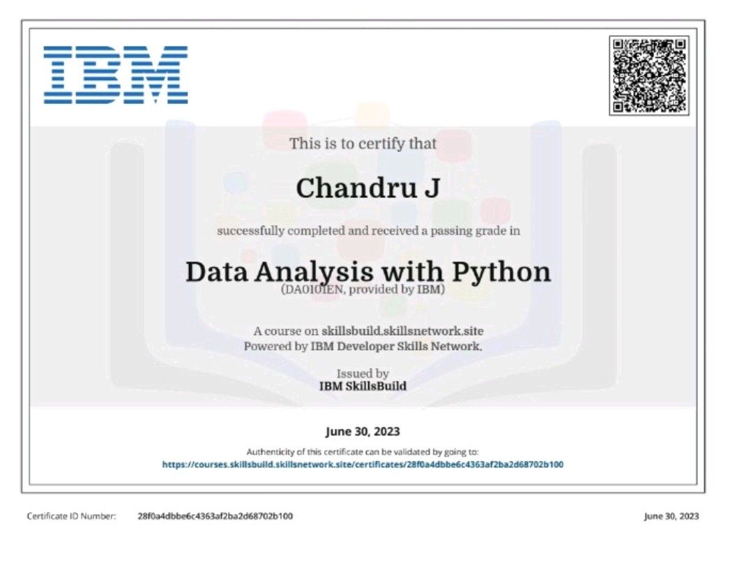 Chandru Jaiganesh on LinkedIn: #data #ibmskillsbuild #ibm # ... Chandru Jaiganesh on LinkedIn: #data #ibmskillsbuild #ibm # ...