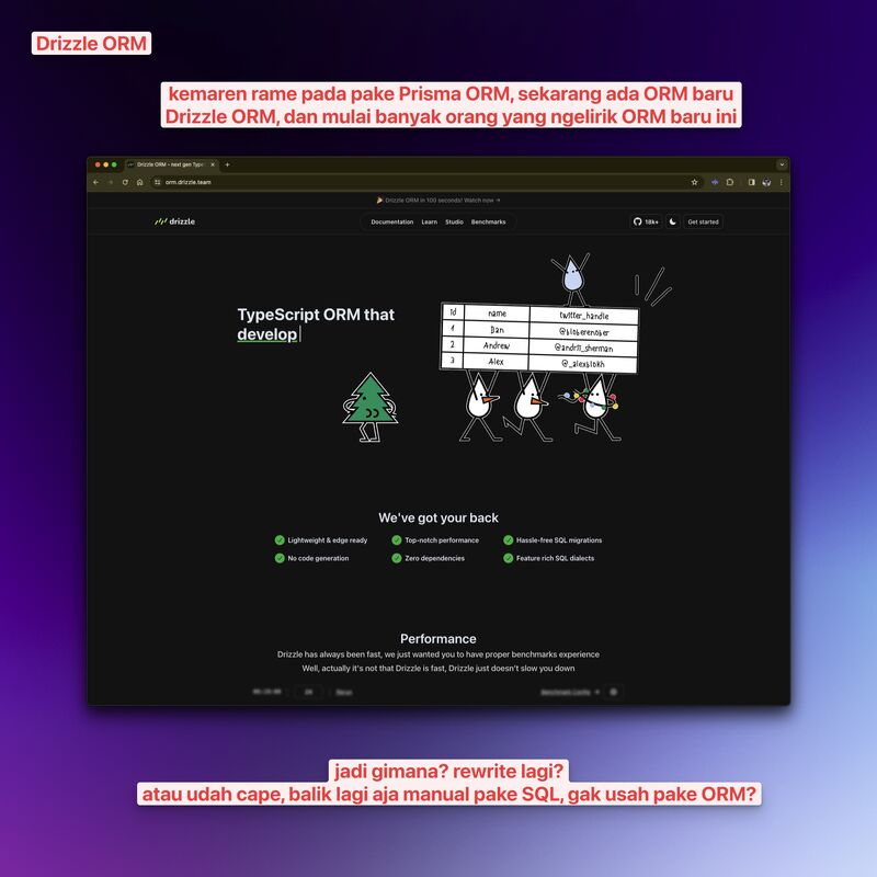 Programmer Zaman Now on LinkedIn: belajar Prisma ORM aja belum selesai ... Programmer Zaman Now on LinkedIn: belajar Prisma ORM aja belum selesai ...