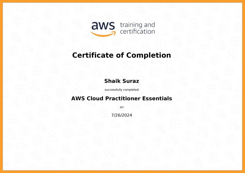 Shaik Suraz on LinkedIn: #aws #cloudcomputing #cloudpractitioner # ... Shaik Suraz on LinkedIn: #aws #cloudcomputing #cloudpractitioner # ...