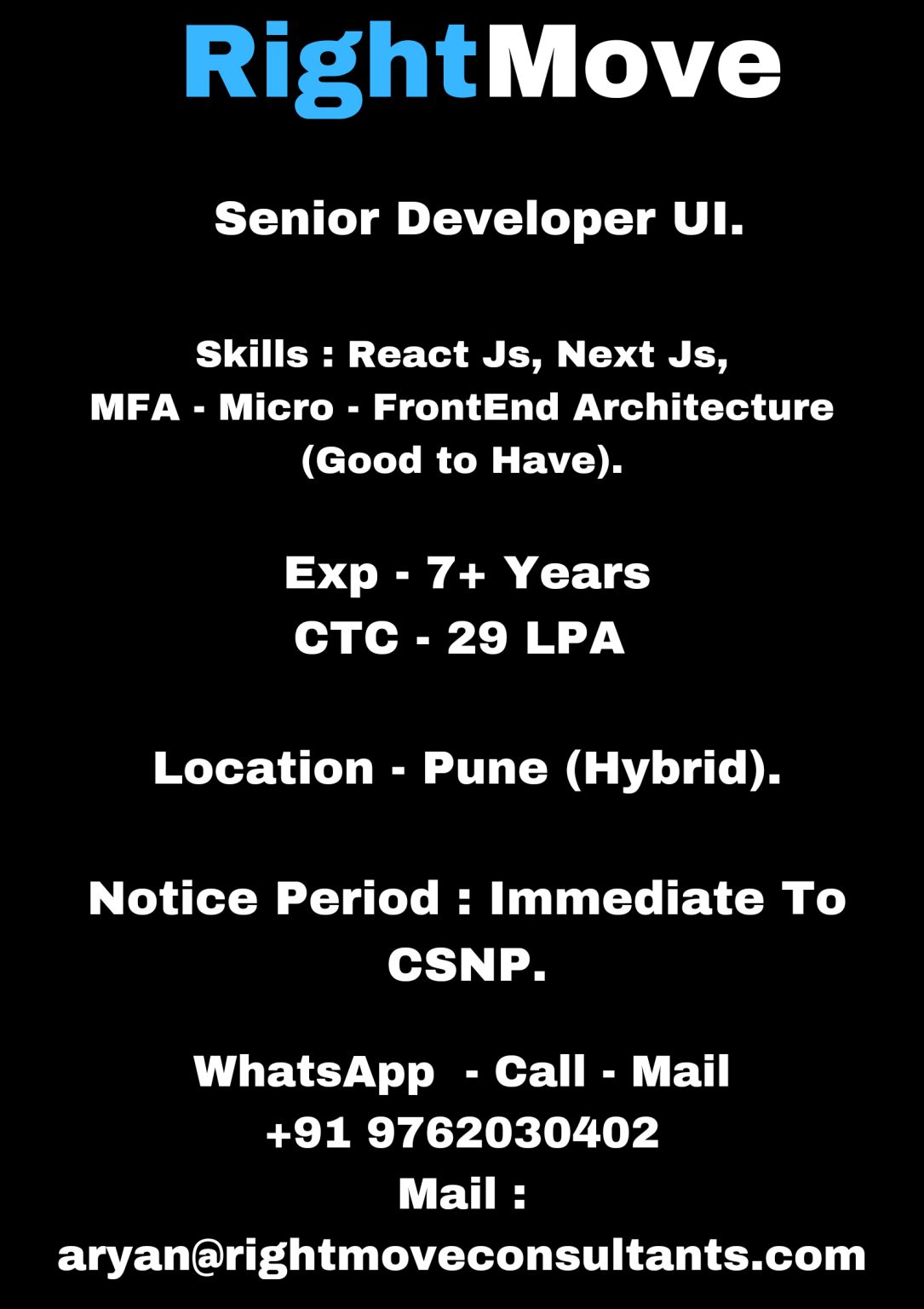Aryan C on LinkedIn: #seniordeveloperui #reactjs #nextjs #mfa # ... Aryan C on LinkedIn: #seniordeveloperui #reactjs #nextjs #mfa # ...