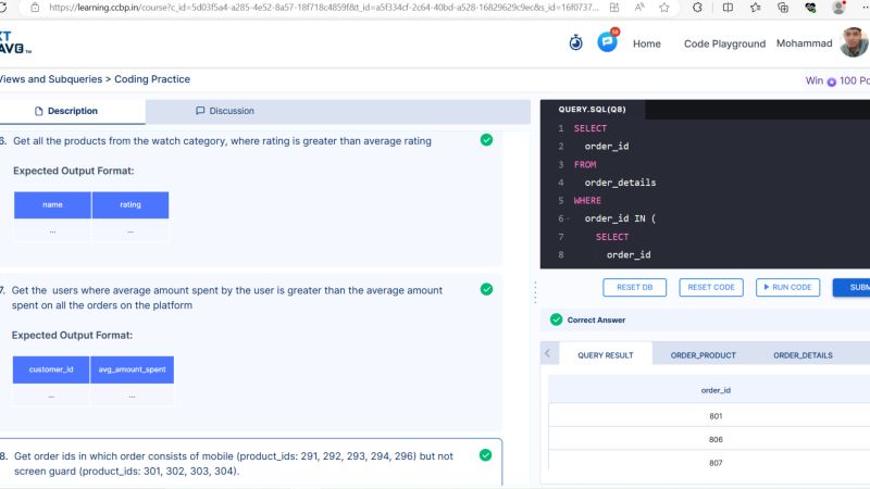 Mohammad Akeel Mulla on LinkedIn: #30daysofcode #sql #codingchallenge # ... Mohammad Akeel Mulla on LinkedIn: #30daysofcode #sql #codingchallenge # ...