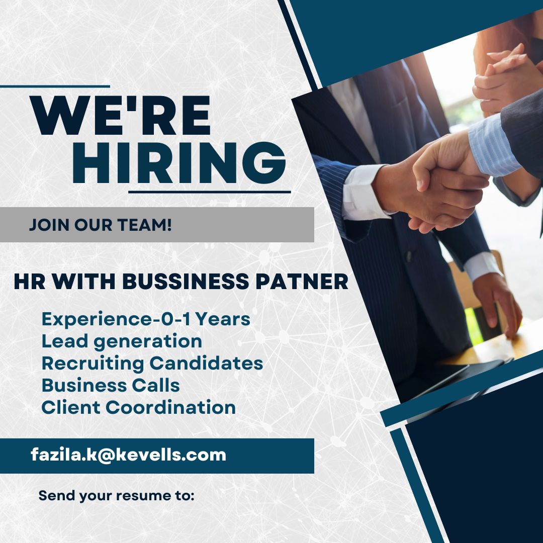 Fazila Salo on LinkedIn: Share your Resume to -fazila.k@kevells.com Fazila Salo on LinkedIn: Share your Resume to -fazila.k@kevells.com