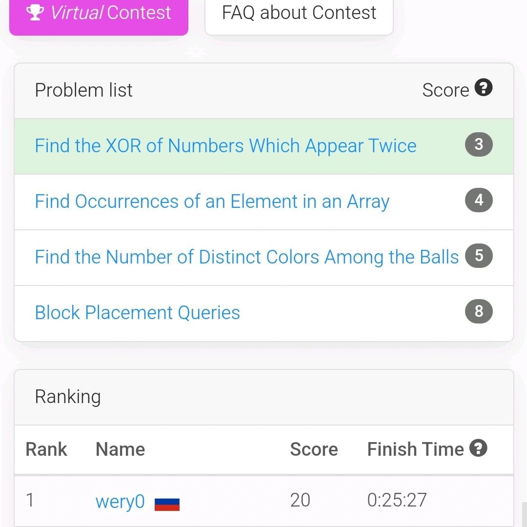 Pawan Kumar on LinkedIn: I have participated in leetcode biweekly ... Pawan Kumar on LinkedIn: I have participated in leetcode biweekly ...
